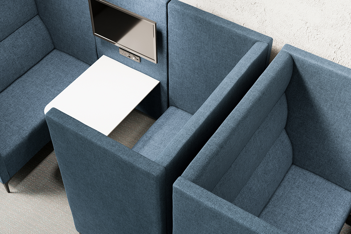 Huddle High Back Seating Cave | Booths | Frovi