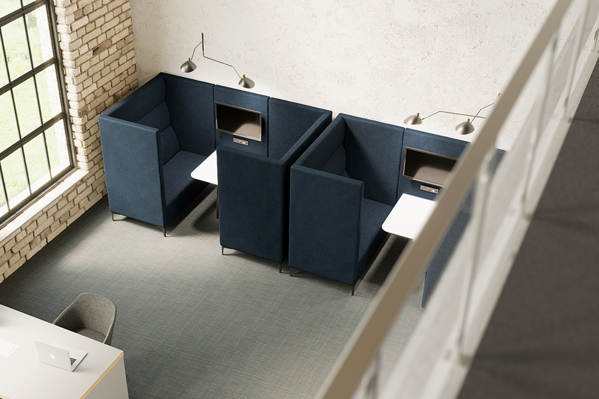 Huddle High Back Seating Cave | Booths | Frovi