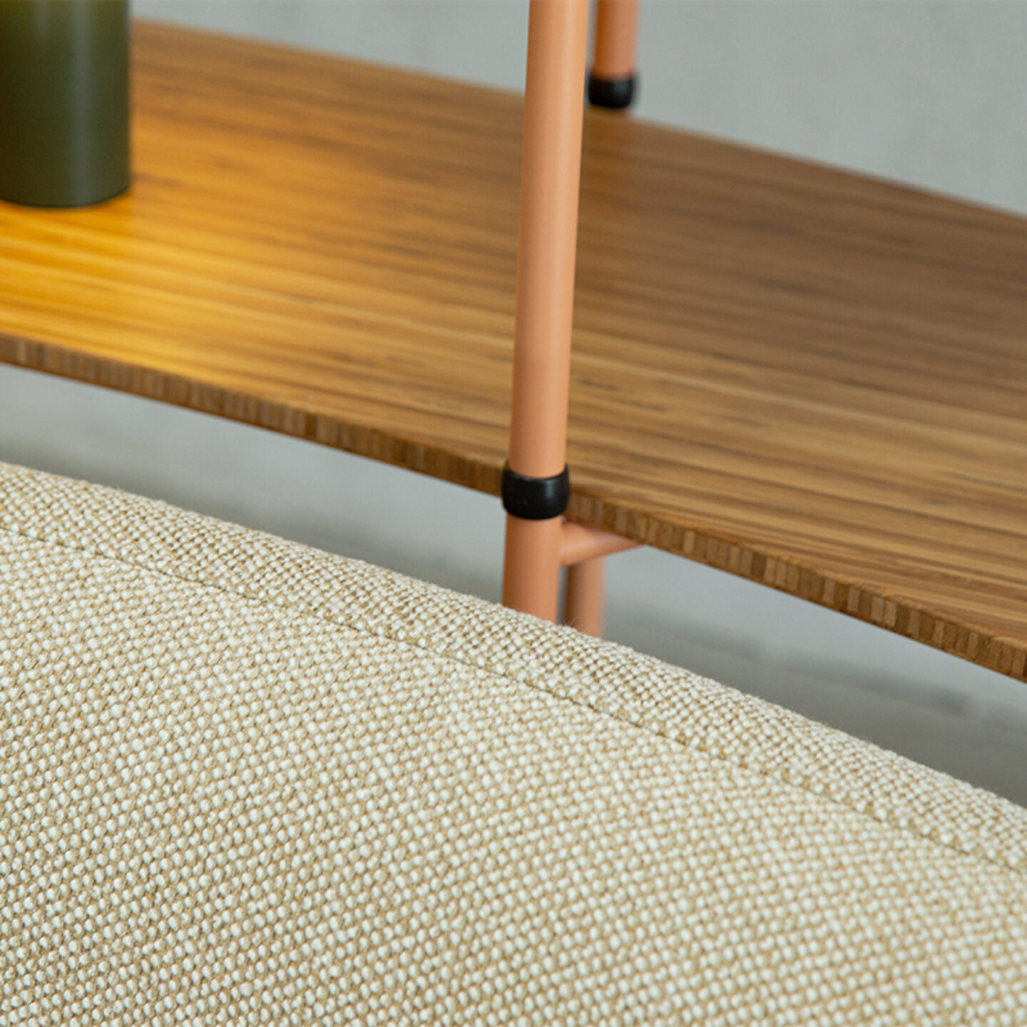 Bamboo Curved - Frovi - Modular Zoning Shelving