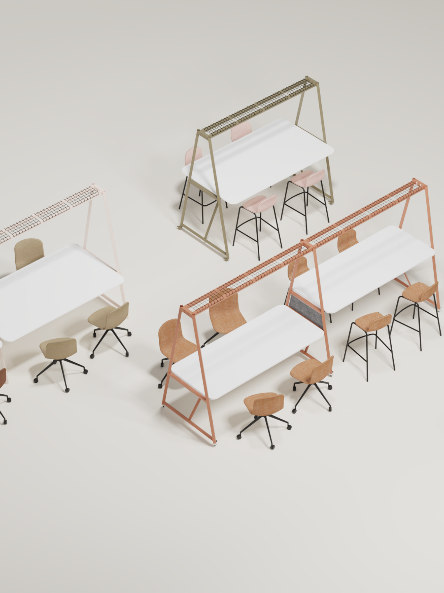 Compact Relic Cloud | Office Collaboaration Table | Frovi