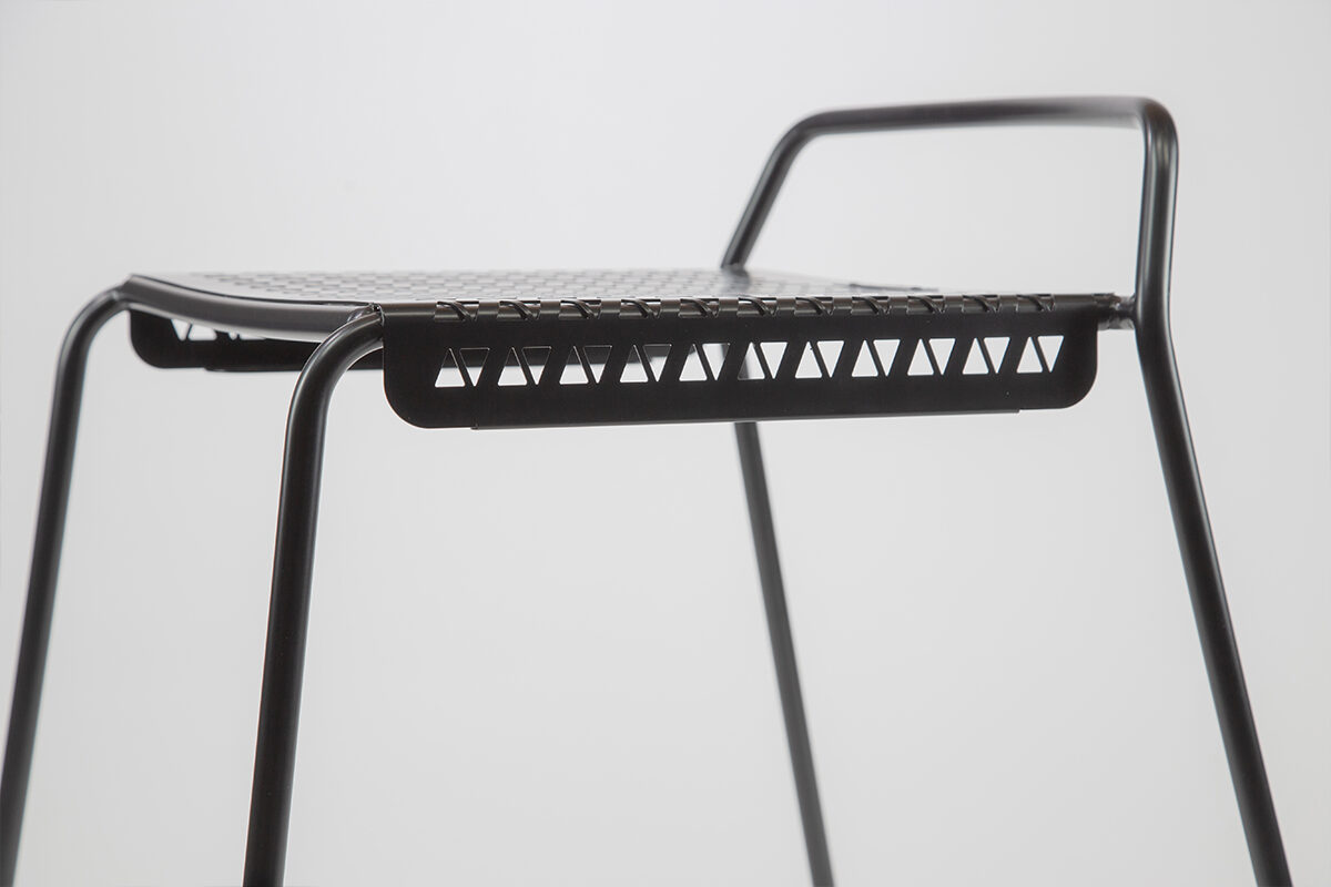 Veck Indoor | Versatile Tubular Framed Stool | 3 Heights