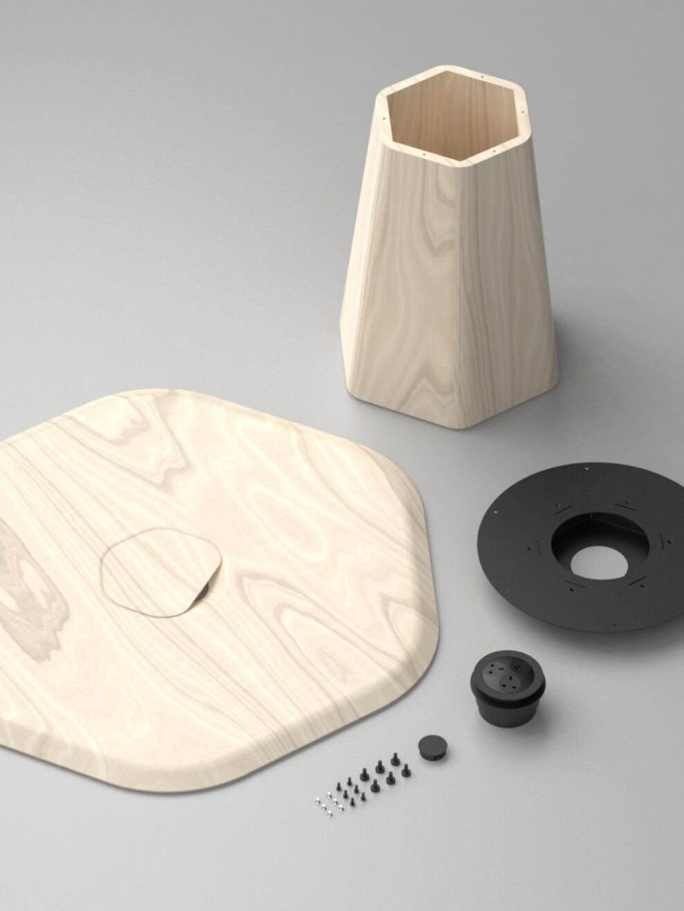 Isle Ash Table | Collaboration Tables | Frovi