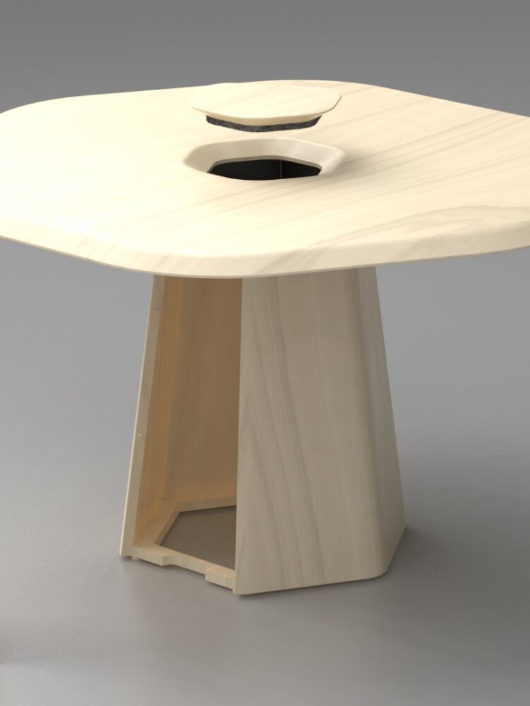 Isle Ash Table | Collaboration Tables | Frovi