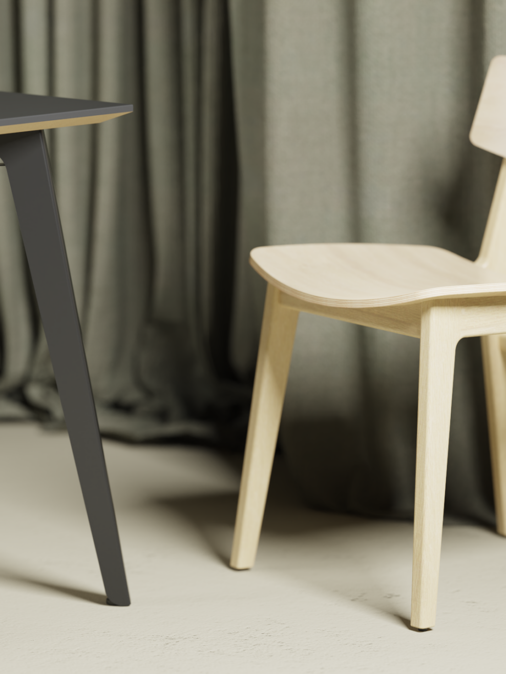 Scandi Chair | Crafted Solid Oak or Ash Frame