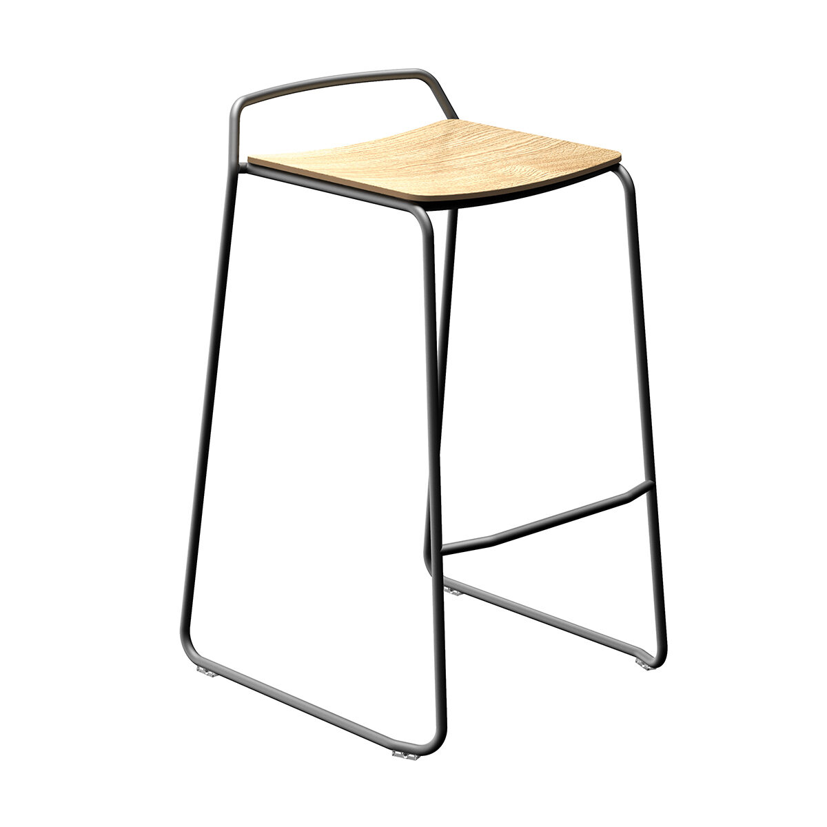 Veck Indoor | Versatile Tubular Framed Stool | 3 Heights